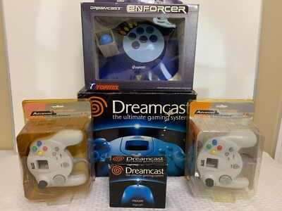 SEGA DREAMCAST BUNDLE - ULTRA RARE COMPLETE SYSTEM BUNDLE + ACCESSORIES ...