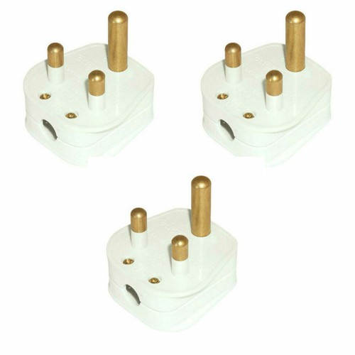 3 x Click PA166 Round Pin Plugs - 5 Amp | eBay UK
