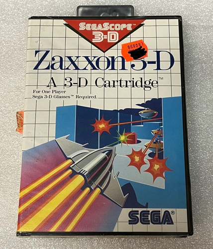 New Sealed Zaxxon 3-D Sega Scope Master System, 1988, Action/Shooter ...
