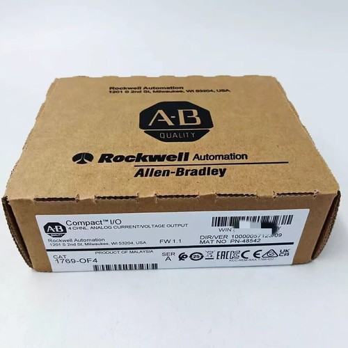 New Factory Sealed AB 1769-OF4 SER A CompactLogix Analog Output Module ...