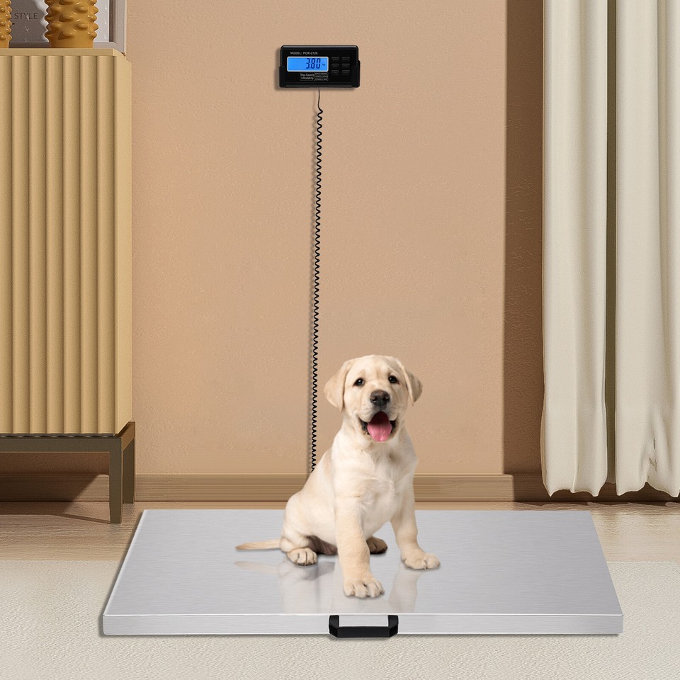 LARGE 440LB Dog Digital Pet Weight Scale for Shipping Veterinary ...