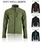 Work Soft Shell Outdoor Waterproof Windproof Work Thermal Fleece Lined ...