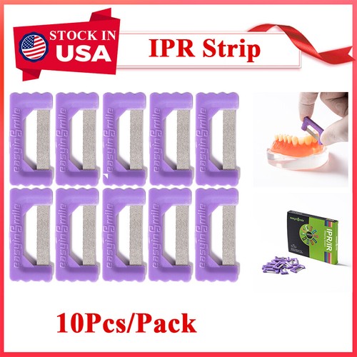 10pc Dental Ortho Polishing Strips IPR Enamel Interproximal Reduction ...
