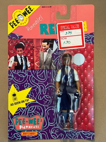 1988 Matchbox Pee-Wee Herman REBA Mail Lady - Original Packaging SEALED ...
