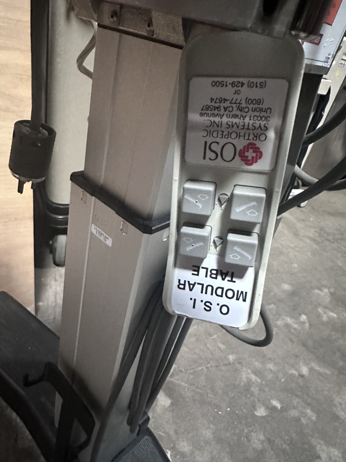 OSI Mizuho Modular Medical/Surgical Table 5890 Jackson Table w Carts ...