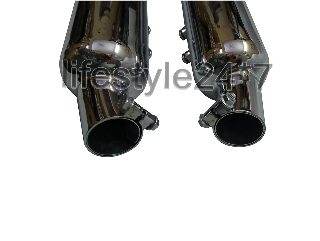 Royal Enfield Interceptor 650 AEW TE 201 Exhaust Muffler Silencer Pair ...