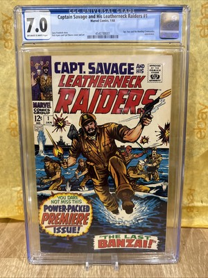Captain Savage and His Leatherneck Raiders #1 (1968) Marvel Cgc 7.0 Off ...