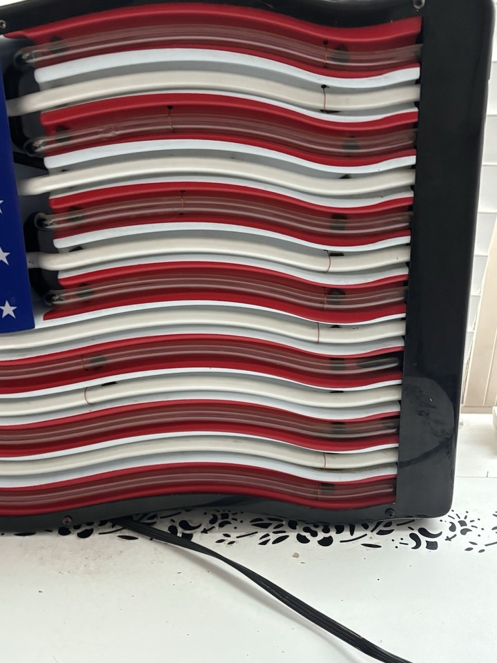 Fallon Neon United States Flag USA SIGN NEON AMERICAN FLAG WALL HANGING ...