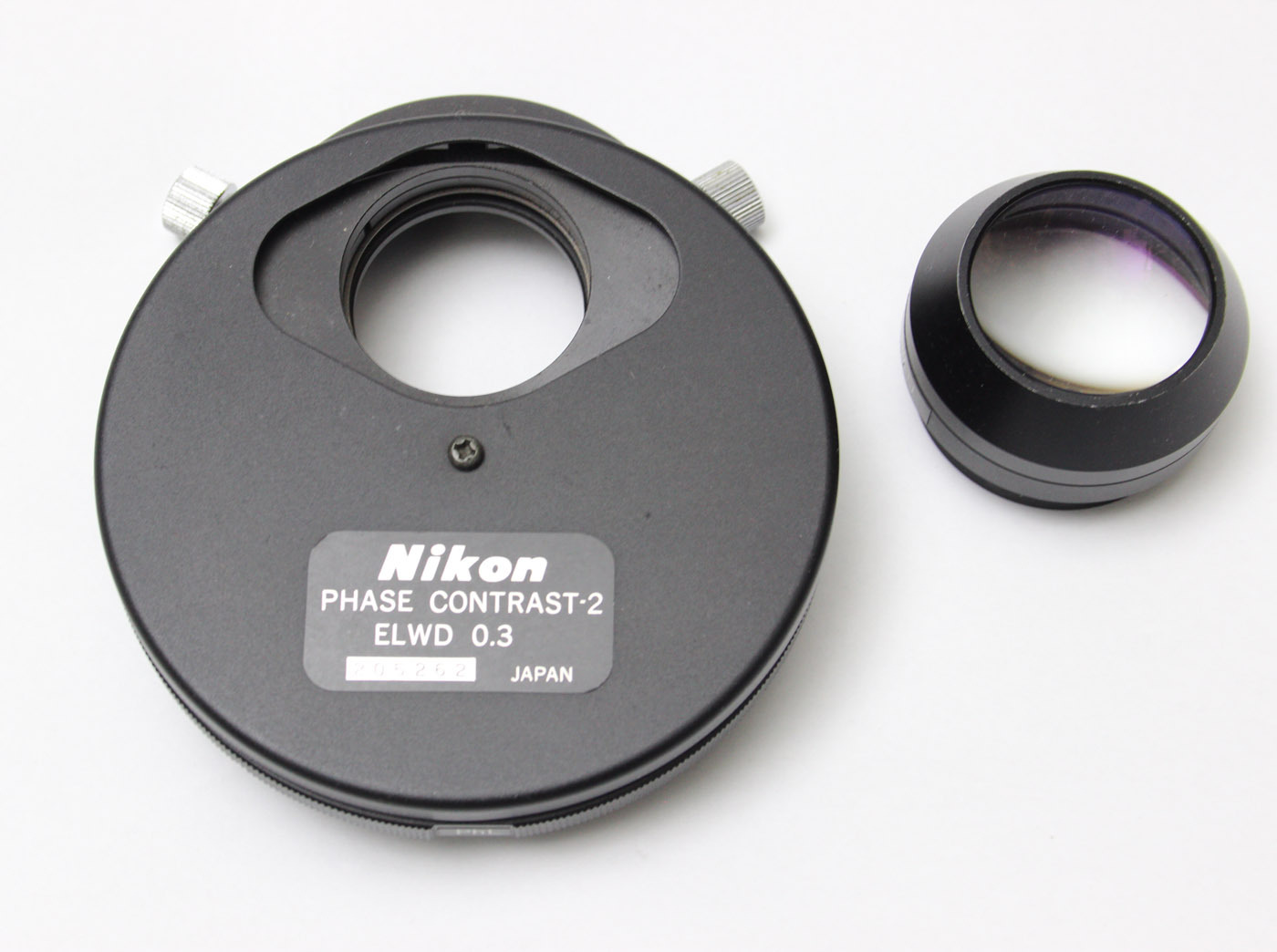Nikon Microscope ELWD 0.3 Phase Contrast 2 Condenser Ph1 Ph2 Ph3 ...