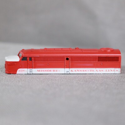 Vtg N Scale Atlas MKT Missouri Kansas Texas Lines 328A F7 Diesel Loco ...