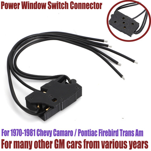 Power Window Switch Connector Repair Pigtail For 1970-81 Pontiac ...