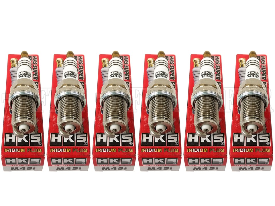 [Set of 6] HKS 50003-M45i Super Fire Racing Iridium Spark Plugs Heat ...