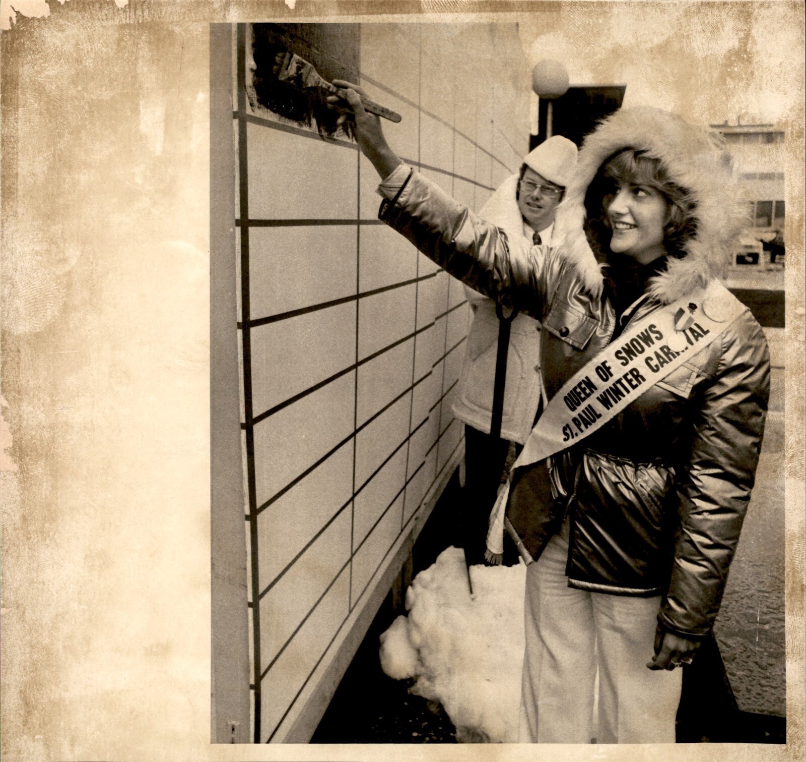 LG67 1978 Original Photo ST PAUL WINTER CARNIVAL QUEEN OF SNOWS MARLENE ...