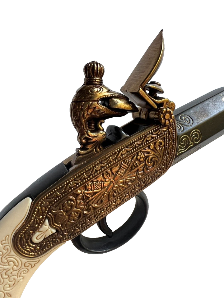 NEW 18th Century Russian Ornate Eagle Grip Flintlock Pistol Replica ...