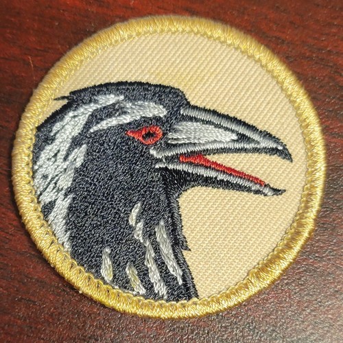 Crow Patrol Raven Twill Merit Badge Boy Scout Patch | eBay