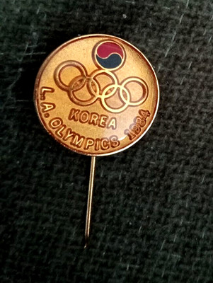 Rare Korea Olympic Team Pin - Los Angeles 1984 Olympics | eBay