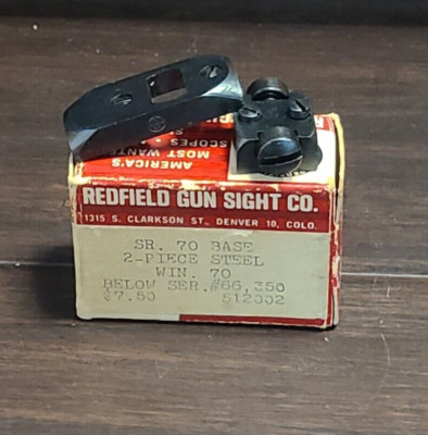 Redfield 512002 2 Piece Scope Base SR70 Winchester Mod 70 Below Serial ...
