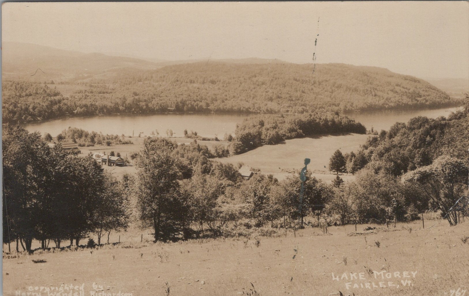 RPPC Postcard Lake Morey Fairlee Vermont VT | eBay