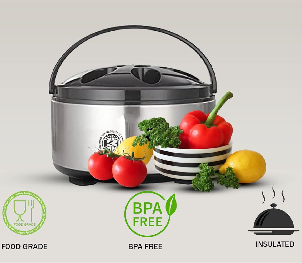 Insulated Casserole Hot Pot Hot Pack Thermal Serving Bowl Food Warmer 3 ...