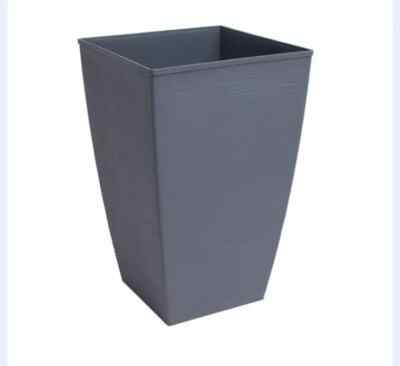 Tall Plant Pot Square 45cm Effect Indoor Outdoor Garden Patio Front ...