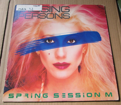 Missing Persons - Spring Session M Orig 1982 lp w/lyric sleeve insert ...