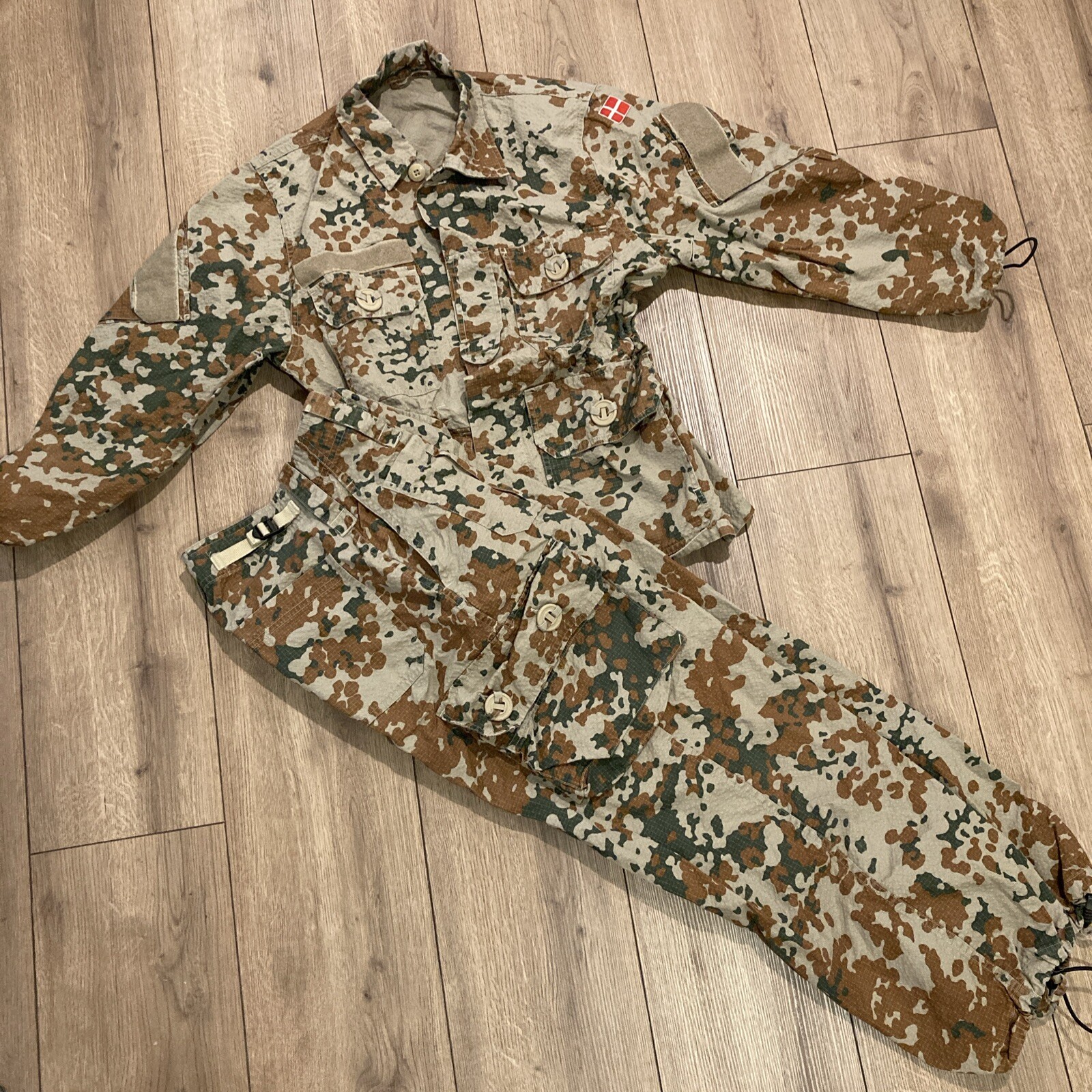 Danish M84 Desert Camo Trousers Top Shirt Set Arid Pattern Flektarn ...