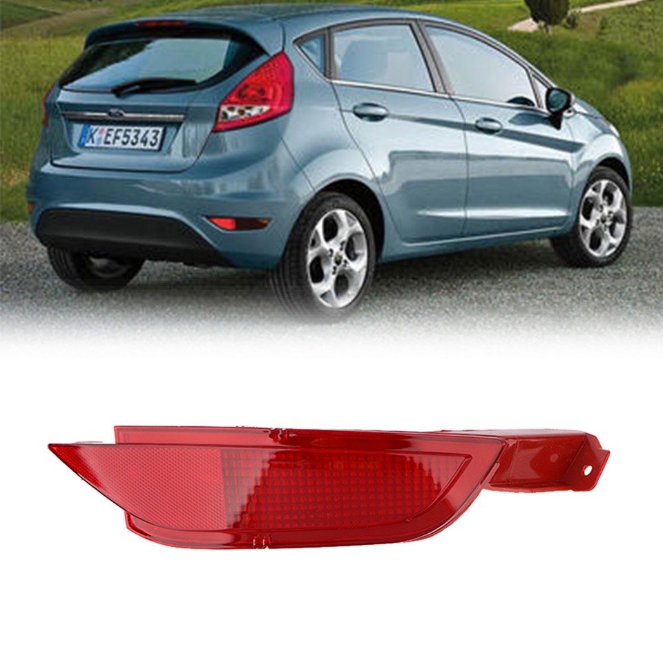 Right Side Rear Bumper Reflector Light Fog Lamp For Ford Fiesta Mk7 ...