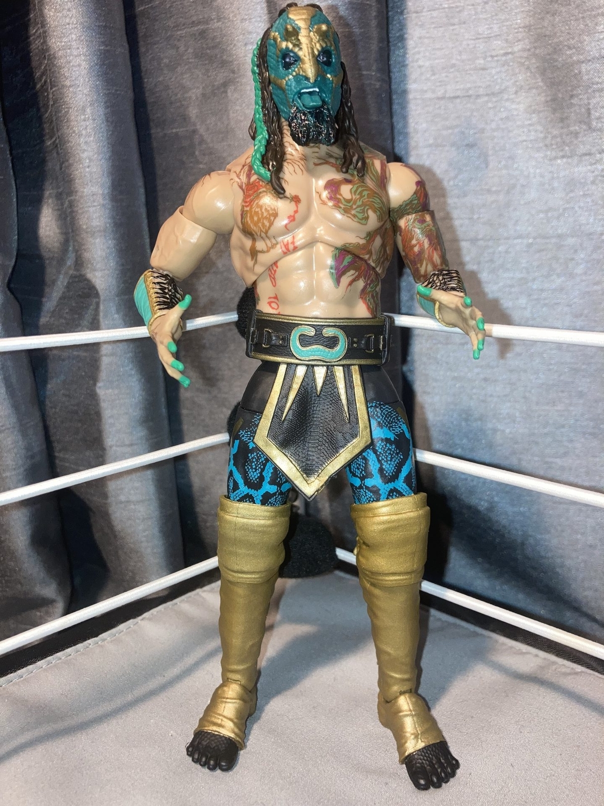 Luchasaurus - Unrivaled 5 With Belt WWE Mattel AEW Elite Ultimate ...