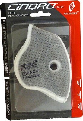 Respro Cinqro Anti Pollution Mask Urban Filter Pack XL | eBay