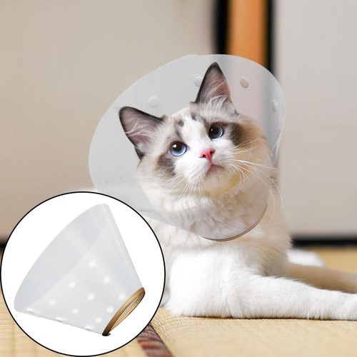 Pet Anti-bite Circle Cat Neck Brace Cover Protective Collar for Cats ...