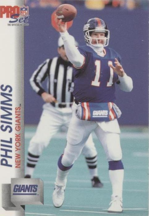 1992 Pro Set Phil Simms #595 for sale | eBay