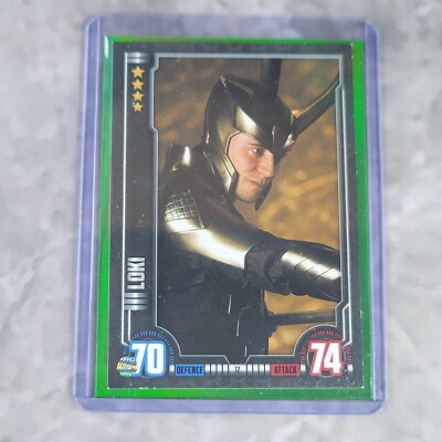 Marvel Topps Hero Attax Trading Card W/ Top Loader - 72 Loki | eBay