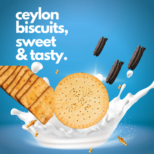 Flavored Ginger/Milk/Lemon/Choclate TEA BISCUITS Ceylon Cookies Free ...