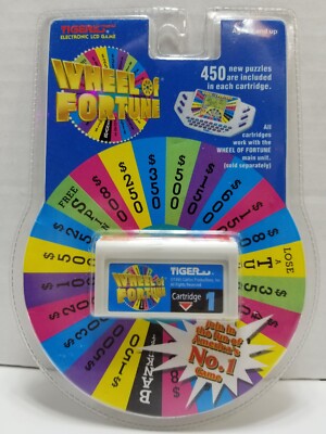 Vintage Wheel Of Fortune Handheld Video Game Cartridge #1 Tiger ...
