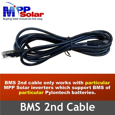 BMS 2nd cable for Pylontech battery work with particular MPP Solar ...