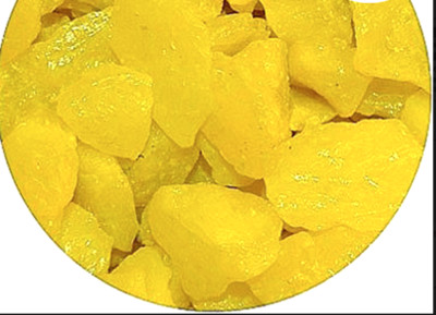 15kg YELLOW Quartz Glass Chippings 8-12mm Home Garden Wedding Memorial ...