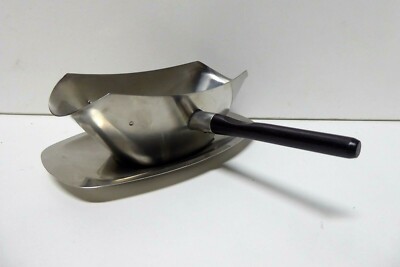 LETANG REMY FRANCE 18/10 INOX STAINLESS STEEL GRAY BOAT JUG EBONISED ...