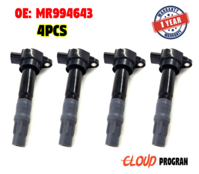 4PCS Ignition Coil MR994643 For Mitsubishi Eclipse Galant Lancer ...