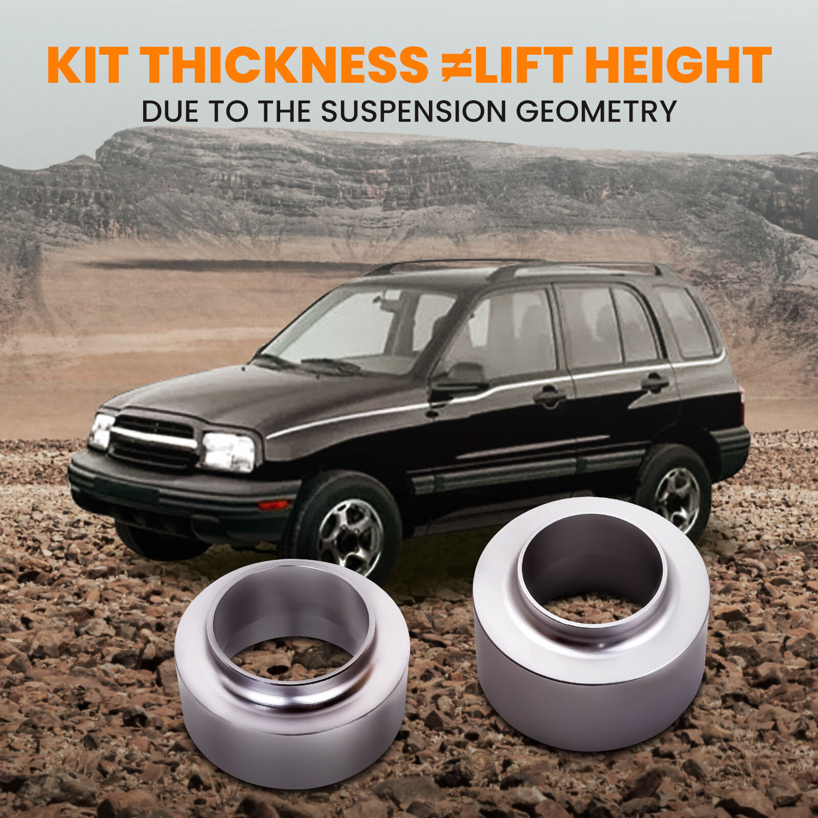 2'' Front 2" RearLeveling Lift Kit for Chevy Tracker 1999-2005 | eBay