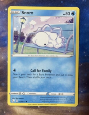 The Rarest Pokemon Card Snom the Pokemon God - Shining Fates Heaven ...