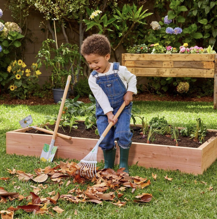 Little Tikes Growing Garden Large Tool Set Shovel Rake Hoe Yard Work Helpers New | eBay