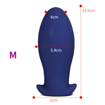 Medium Monster Butt Plug Heavy Weighted Anal Sex Toy Expansion Training 8896