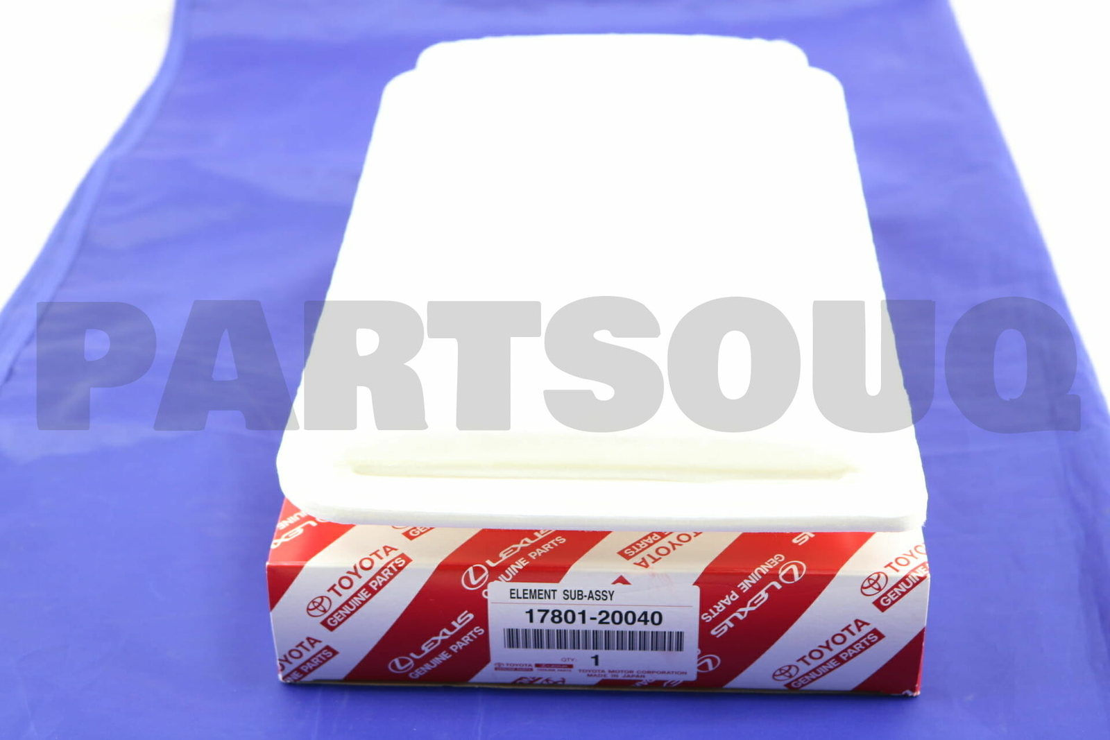 1780120040 Genuine Toyota ELEMENT SUB-ASSY, AIR CLEANER FILTER 17801 ...