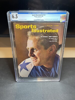 CGC 6.5 Newsstand Edition Sports Illustrated-Tommy McDonald-July 27 ...