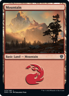 x1 Mountain DMU MTG 273/281 BASIC LAND M/NM 1x | eBay