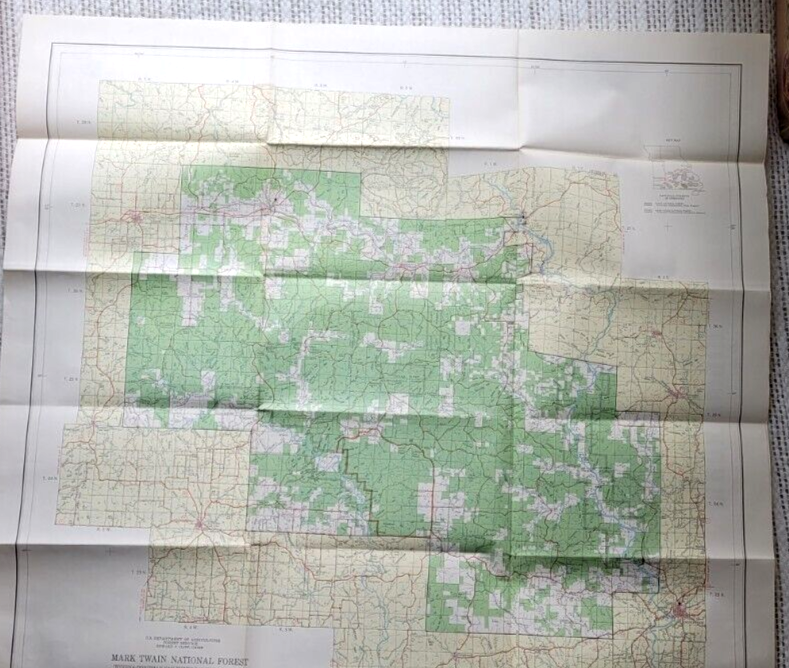 Mark Twain National Forest Maps Mark Twain National Forest Berryman
