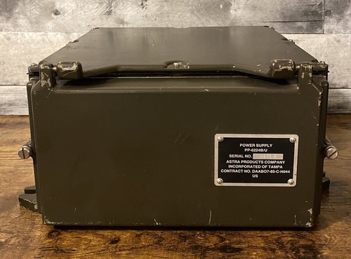 Vintage US Army Military Power Supply PP-6224B/U Astra ~ As-Is ~ No ...