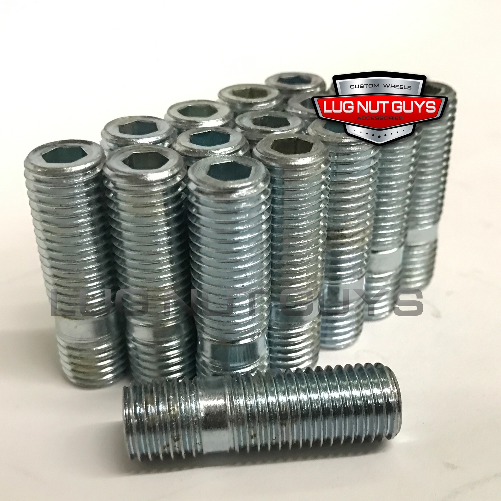 16 Wheel Stud Conversion 14x1.5 to 14x1.5 Studs Adapter Kit 44mm 1.75 ...
