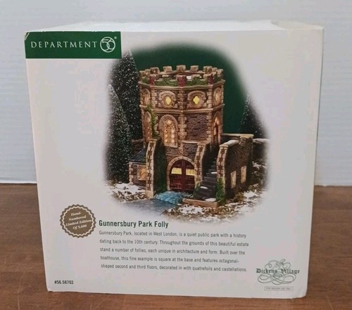DEPARTMENT 56 Dickens' Village GUNNERSBURY PARK FOLLY #56.58702 ...