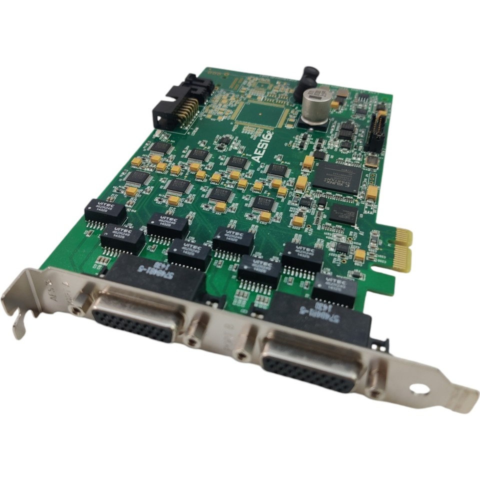 Lynx AES16e PCIe Professional AES/EBU Audio Interface – 16 In / 16 Out ...